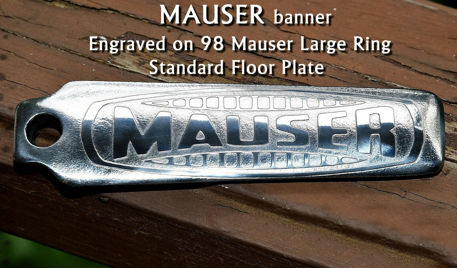 Mauser Banner Engraved 98 Mauser Floor Plate Have us engrave for ...
