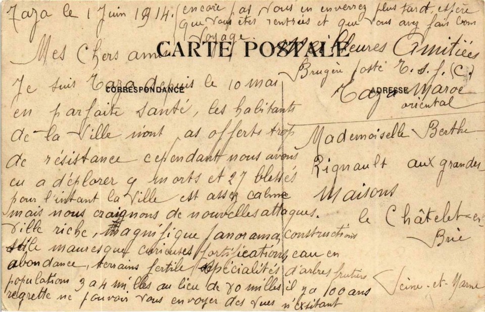 CPA AK ALGERIA Geiser 14 Taghit Tombes du lieutenant Selchauhansen ...