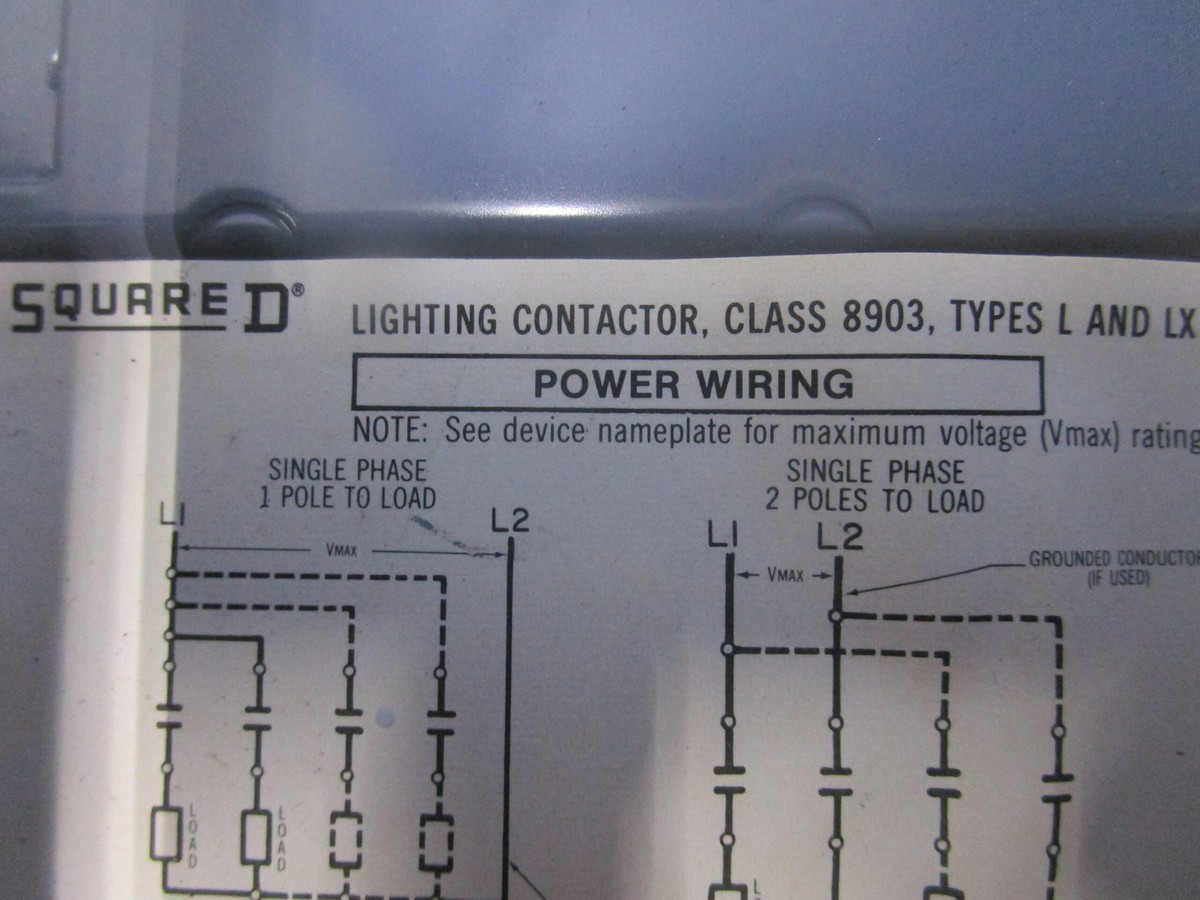 Square D Contactor Wiring Diagram Square D By Schneider 8903SQO11V02