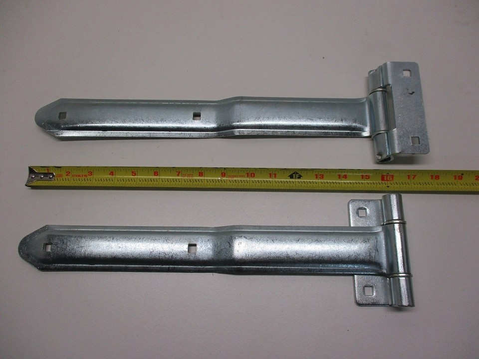 Cargo Utility Trailer RV Door 16" Strap Hinges / Pair / Offset Bent ...