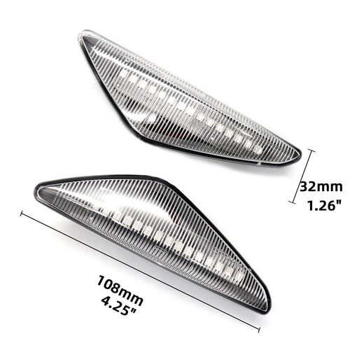 For BMW X3 F25 X5 E70 X6 E71 E72 LED 3400K Side Marker Lights Turn ...