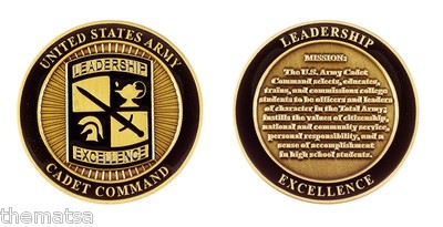 ARMY CADET COMMAND CREED LEADERSHIP EXCELLENCE MISSION ROTC 1.75 ...