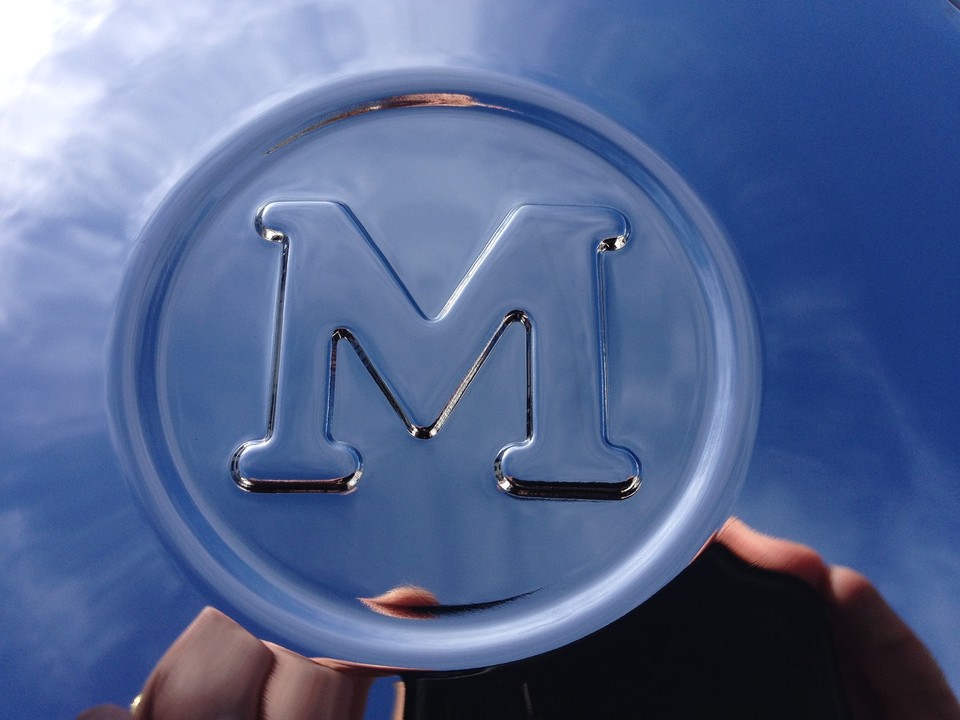 MORRIS 1300 BRAND NEW TRIPLE PLATED HUB CAPS X 4 MADE IN ENGLAND (FREE ...