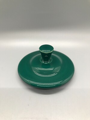 Fiesta Sugar Bowl Lid in Evergreen | Fiestaware Dark Green Figure 8 ...