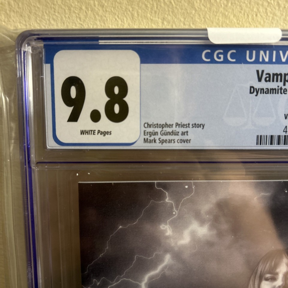 Vampirella #V7 #1 Mark Spears Variant ZJ FOC Incentive Cover CGC 9.8 Comics | eBay