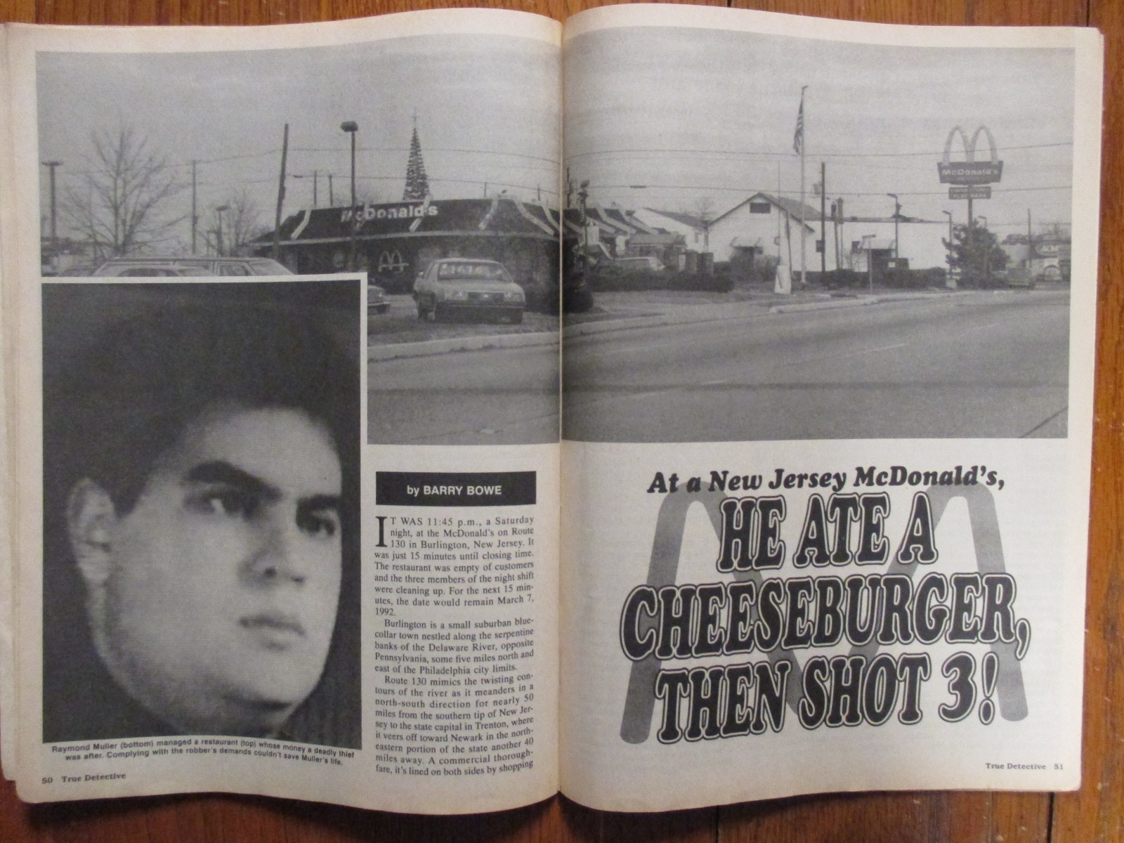 6/1994 "True Detective" Magazine(RICHARD STARRETT/ANTHONY JAMES/CHARLES ...