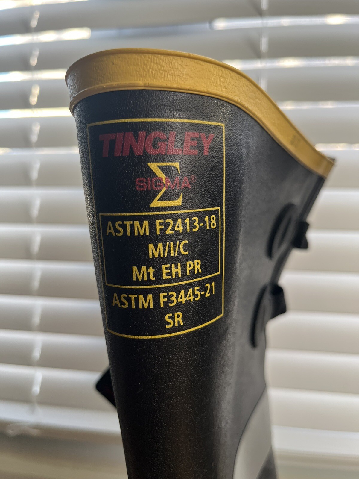 NEW TINGLEY Sigma MB816B Metatarsal Rubber Safety Steel Toe Boots, Men ...