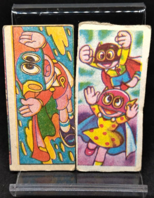 1960s Vintage Rare Japanese MENKO Anime Perman #5 Fujiko F Fujio 2 ...