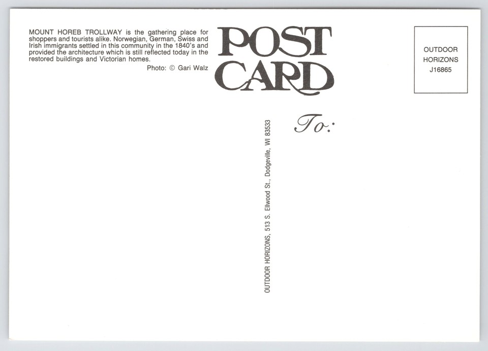 State View~Mount Horeb WI~”Trollway”~Troll Capital Of The World ...