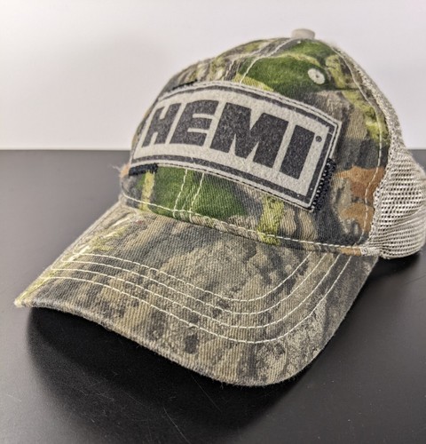 Hemi Mopar Camo Mesh Snapback Hat Size S/M | eBay