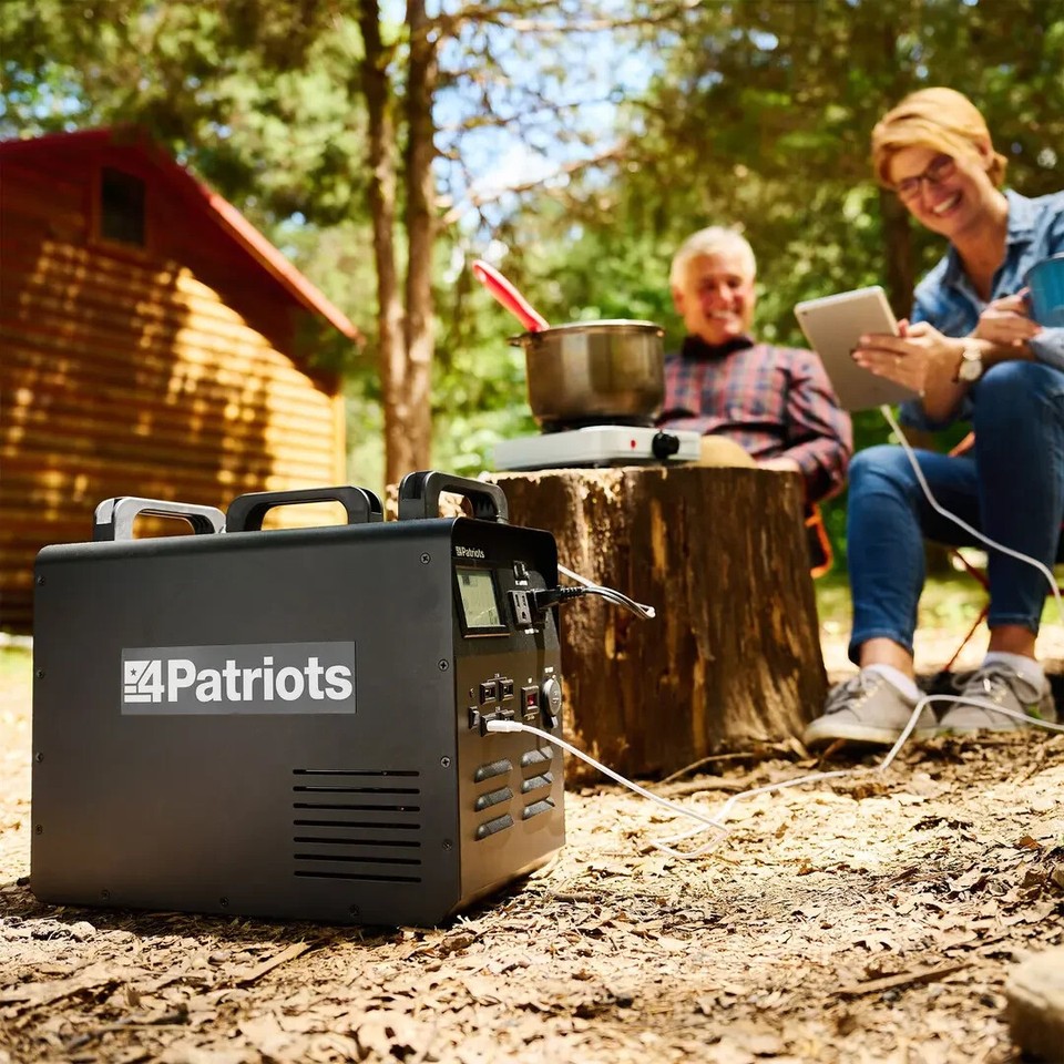 4Patriots Patriot Power 1500 Watt Solar Generator - Solar Panel Not ...