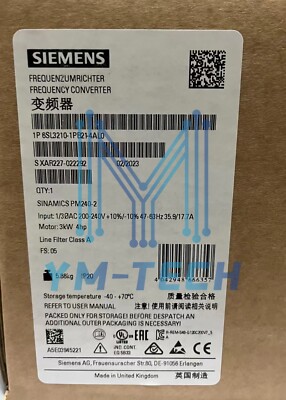 1PCS New 6SL3 210-1PB21-4AL0 6SL3210-1PB21-4AL0 Fast Shipping Siemens ...
