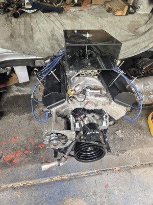 383 R STROKER MOTOR 500hp ROLLER TURN KEY PRO STREET CHEVY CRATE ENGINE ...