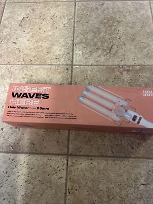 INH Insert Waves Here Deep Wave Iron Triple 3 Barrel Hair Waver 25mm ...