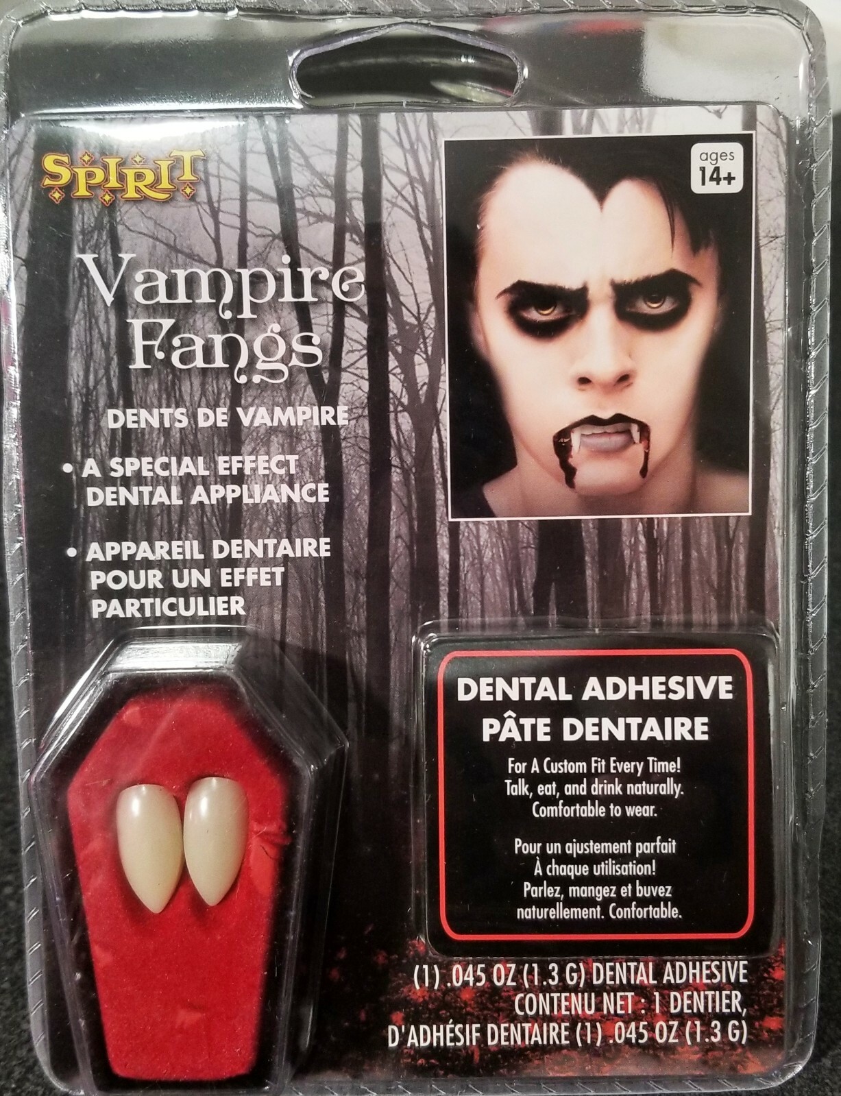 Spirit of Halloween realistic vampire fangs realistic tone special ...