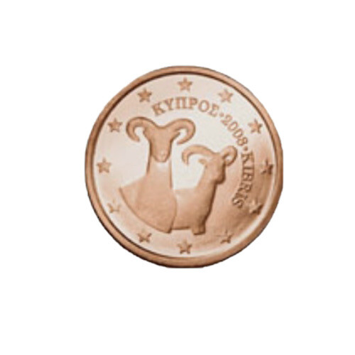 Cyprus 🇨🇾 Coin 5 Cent Euro 2020 UNC F/roll Mouflon Wild Sheep Animal ...