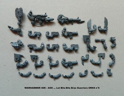 WARHAMMER 40K BITS-BITZ - AOS ... Lot Bits-Bitz Bras Guerriers ORKS n°5 ...