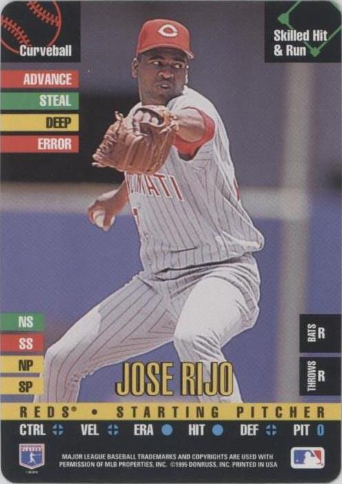 1995 Donruss Top of the Order - Jose Rijo for sale online | eBay