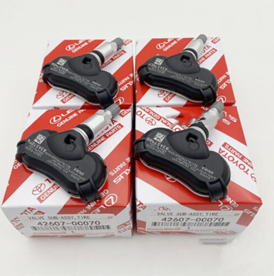 4PCS Genuine OEM TPMS 42607-0C070 Tire Pressure Sensor For SiennaTundra ...
