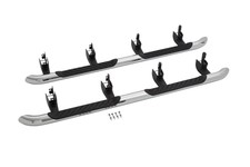 2019 Chevrolet Silverado Crew CAB 4-inch Round Assist Steps in Black ...