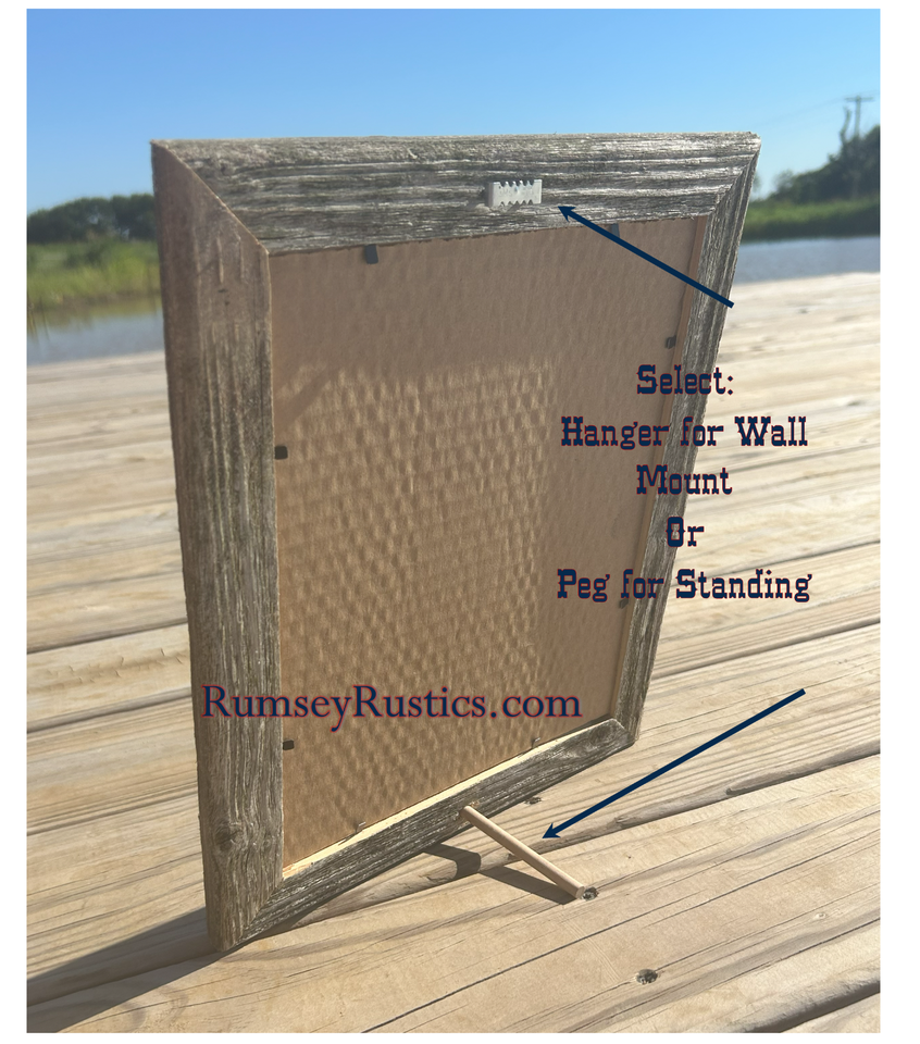 6x6" rustic washed barnwood barn picture frame wood color red blue ...