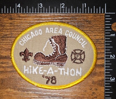 Chicago Area Council CAC Hike A Thon 1978 Vintage Boy Scout BSA Patch ...