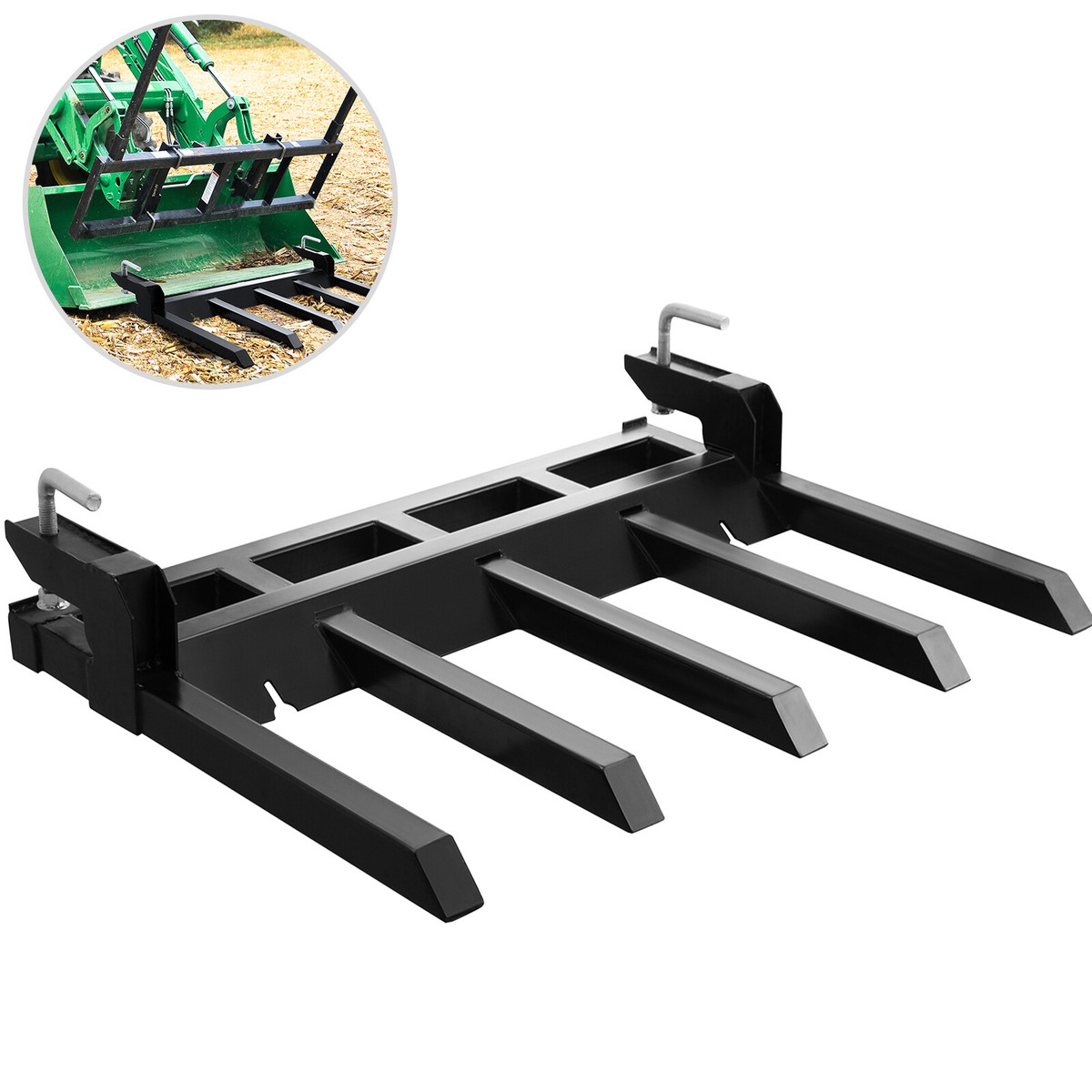 Manure Forks For Tractor V30 Compact Tractor Utility Fork Attachment