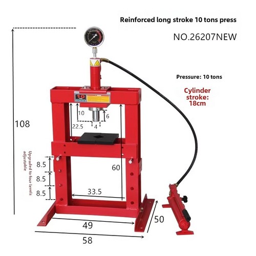 Manual Hydraulic Press Automotive Bearing Press Forging Press Hydraulic ...