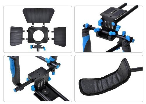 DSLR RIG With Follow Focus And Matte Box Shoulder Mount Rig with ...