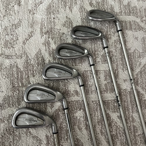 Callaway X-14 Steelhead Iron Set 4-6 8 9 PW Gems Ladies Graphite Women ...