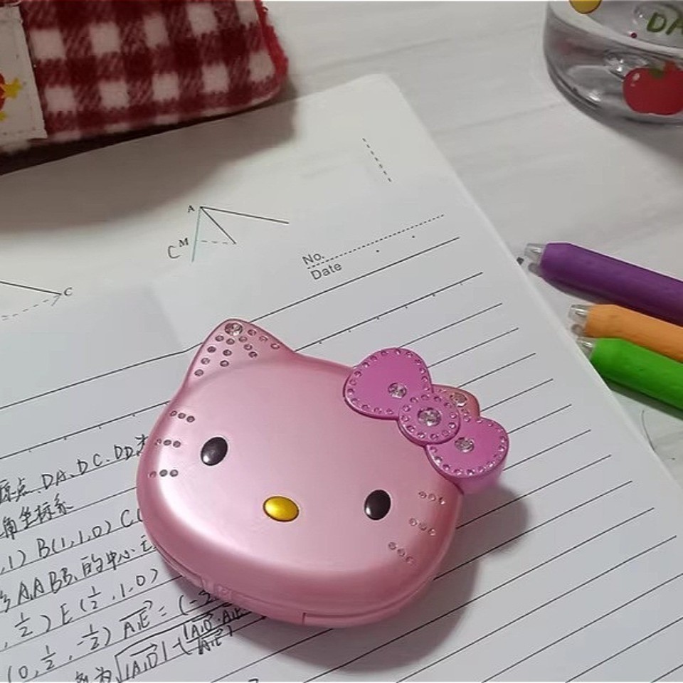 Hello Kitty Flip Phone 4G With Camera Kawaii 2025 Sanrio Cartoon Kids ...