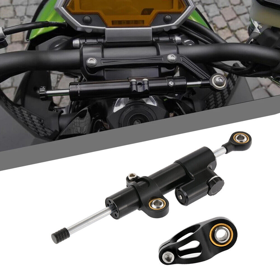 CNC Steering Damper Stabilizer For Harley Dyna Softail Road King Street ...