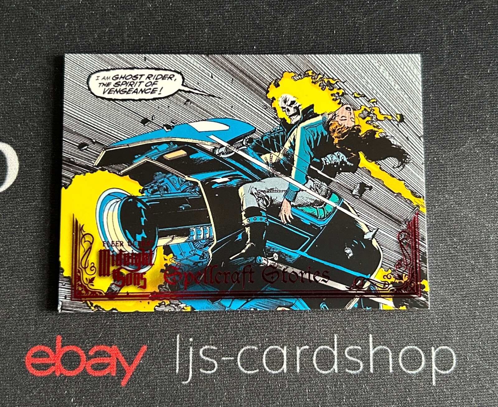 2023 Fleer Ultra Midnight Sons Spellcraft Stories OE14 Ghost Rider Red ...