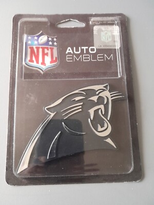 NFL CAROLINA PANTHERS 3D CAR EMBLEM STICKER DECAL | eBay