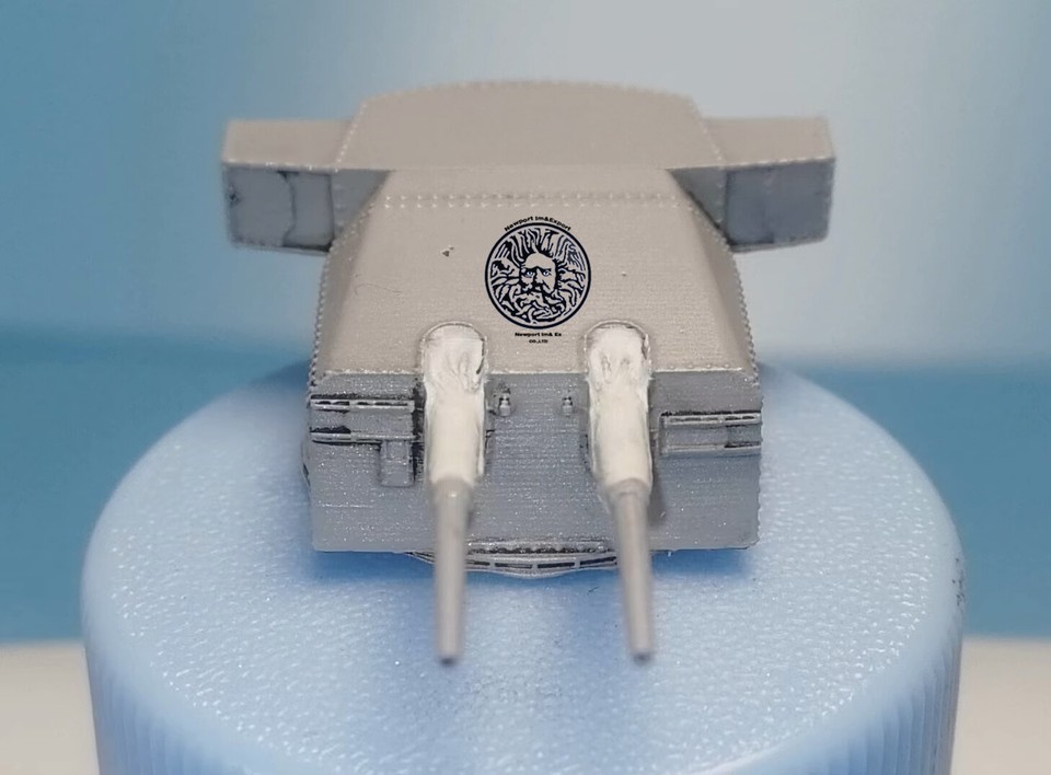 High-Precision 1:200/350/700 Bismarck 150mm SK C/28 Secondary Gun Set ...