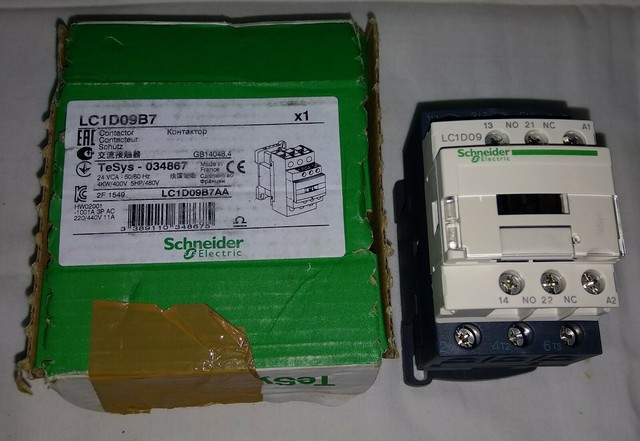 Schneider Electric LC1D09B7 Tesys D LC1D 3 Pole Contactor | eBay