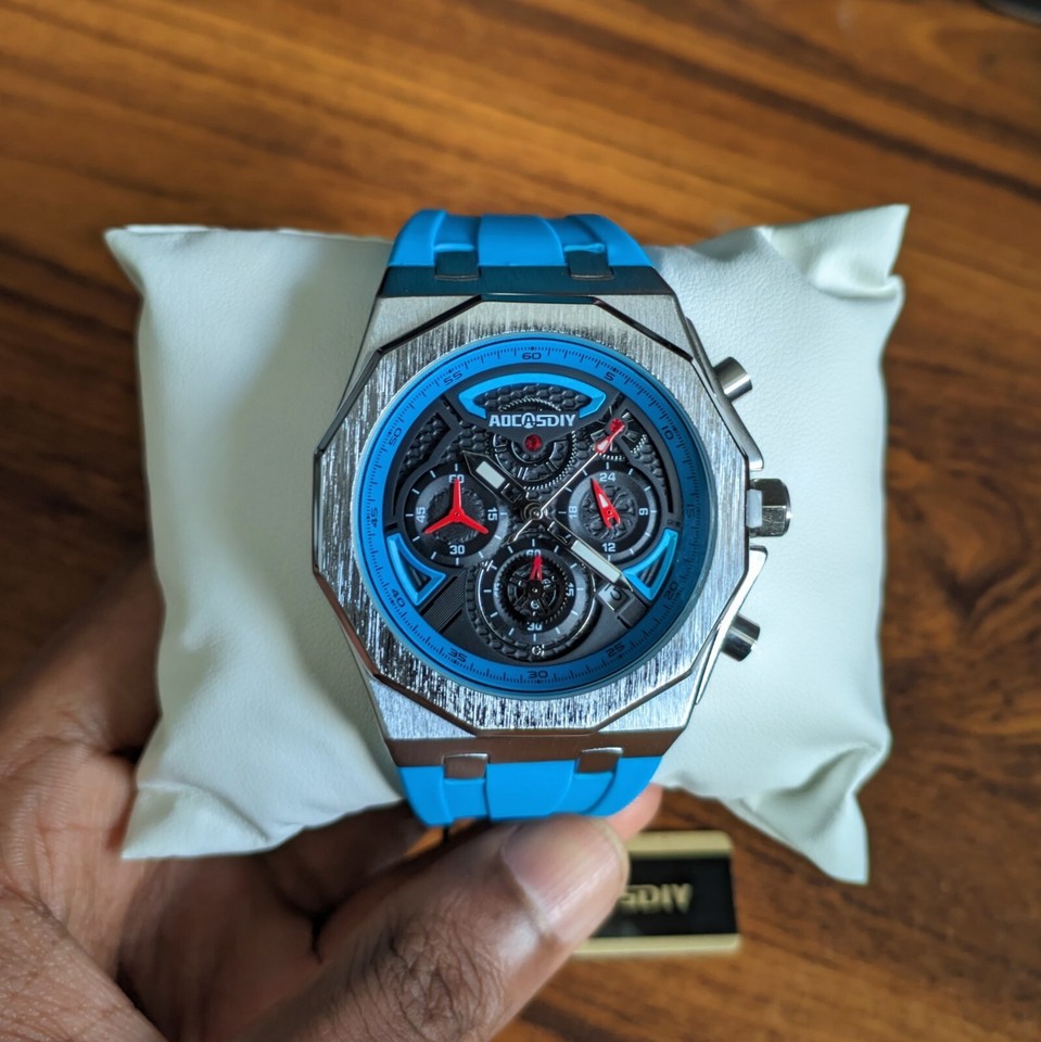 Aocasdiy Mens Metal Waterproof Shockproof Chronograph Analog G-Style ...