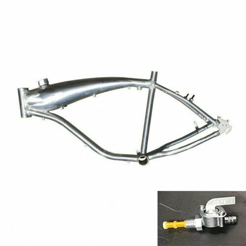 Brushed Alum 2.4L Gas Frame, Gas Tank Built In W/Petcock- Gas Motorized ...