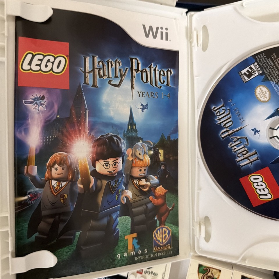 Lego Harry Potter Wii Years 1-4 Nintendo Collector's Edition Rare with ...