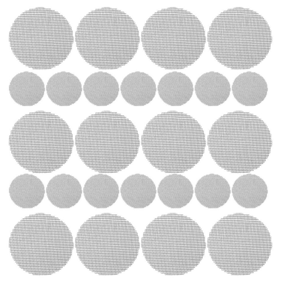 100pcs Round Plastic Plant Pot Drainage Hole Screens - Reusable Bottom ...