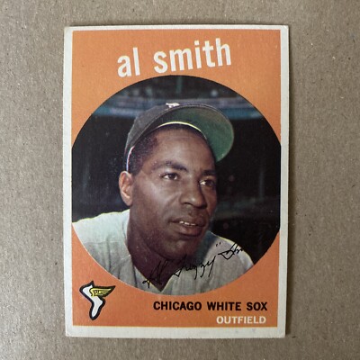 1959 Topps Baseball Al Smith Chicago White Sox Card #22 | eBay