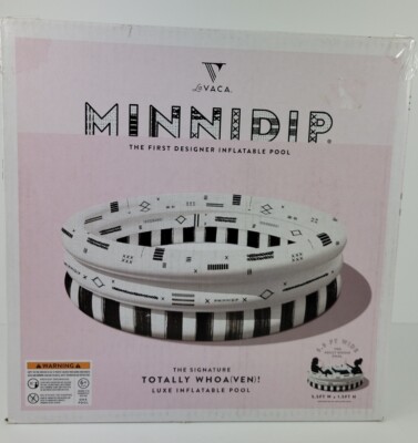 LA VACA MinniDip Totally Whoaven Inflatable Adult Kiddie Pool 5.5.FT W ...