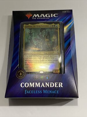 MTG Magic the Gathering Commander 2019 Deck Faceless Menace CCG TCG ...