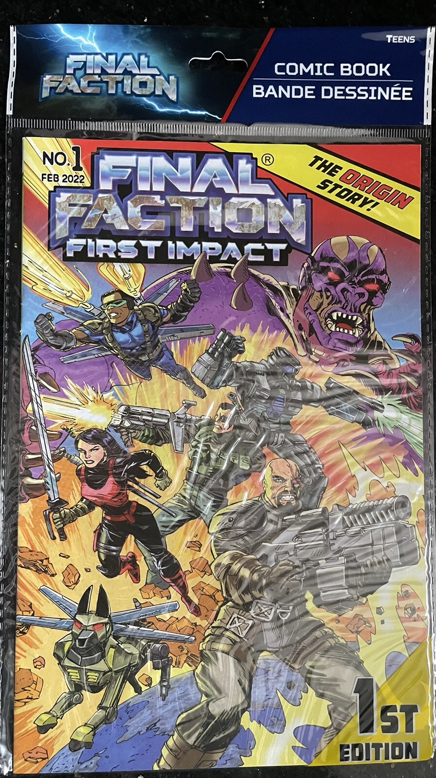 Final Faction First Impact No. 1 Feb 2022 Origin Story! 1st Edition ...