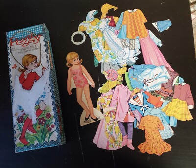 Vintage Paper Doll Peggy Magic Doll Clothes & Box | eBay