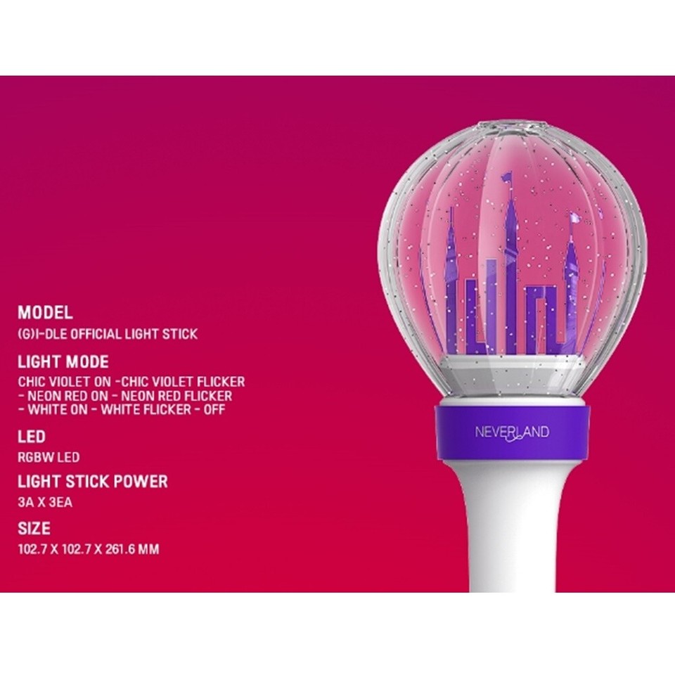 (G)-IDLE OFFICIAL LIGHT STICK + Starp Tracking nummber | eBay