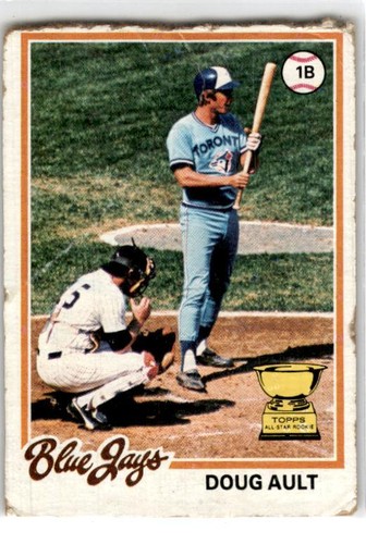 1978 Topps #267 Doug Ault Toronto Blue Jays Vintage Original | eBay
