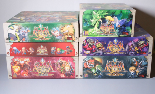 Arcadia Quest Bundle - Inferno Kickstarter Pets Beyond the Grave Hell ...