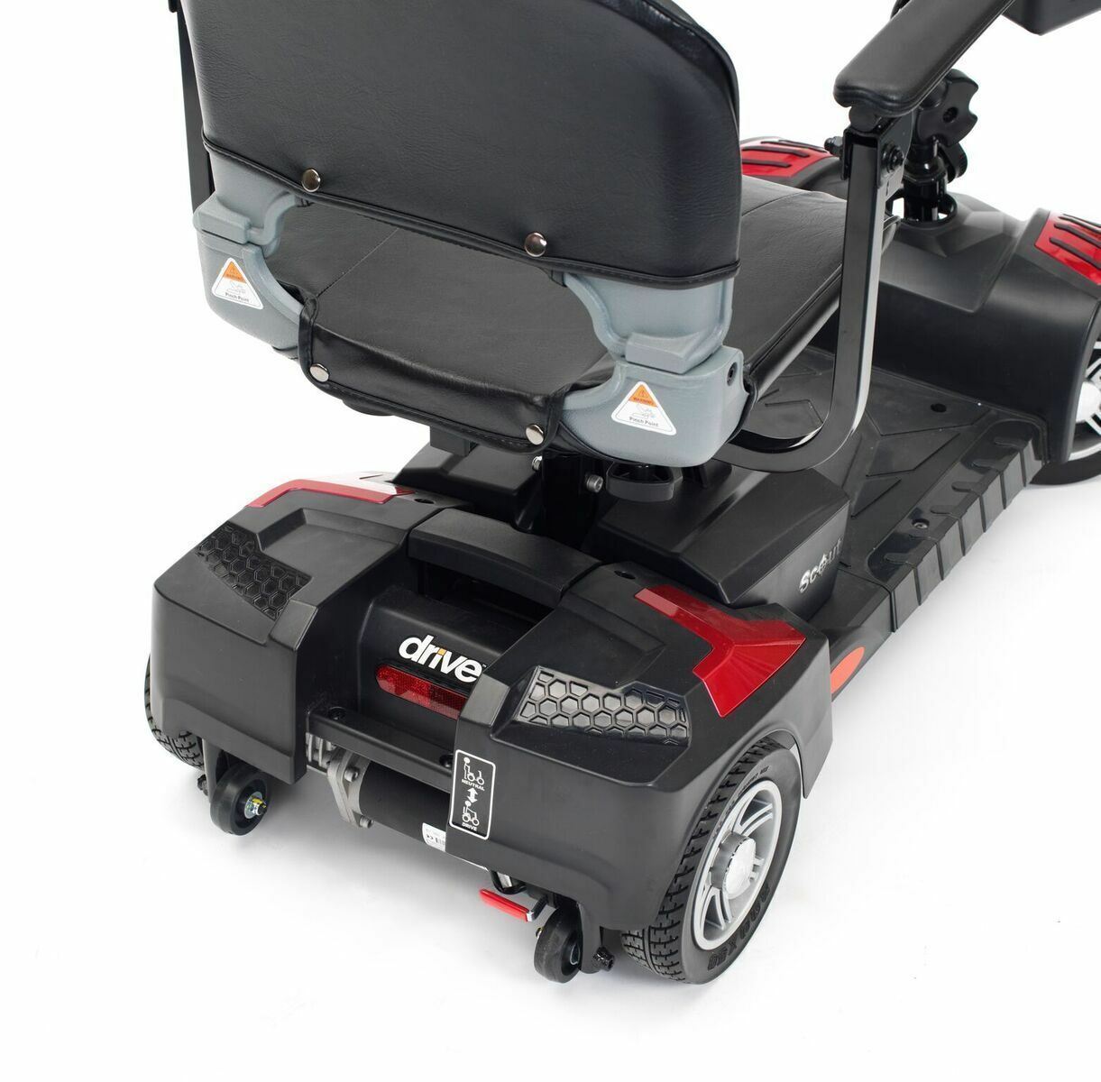Travel Mobility Scooter Drive Devilbiss Portable 4 Wheel 4mph Red ...