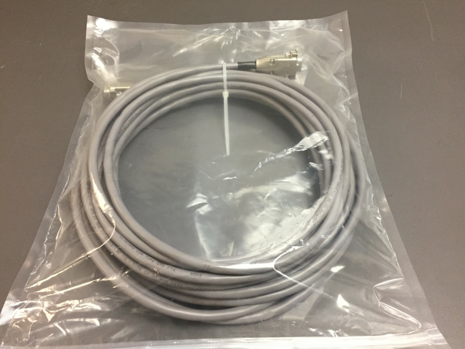 Alpha Wire 6010C, 22AWG 3PR Shield Cable 35 FT w/7-Pin Male/Female AMP ...